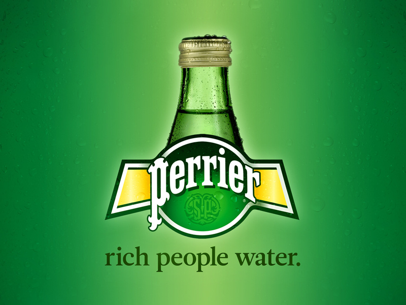 Honest Slogans: Perrier by Clif Dickens on Dribbble