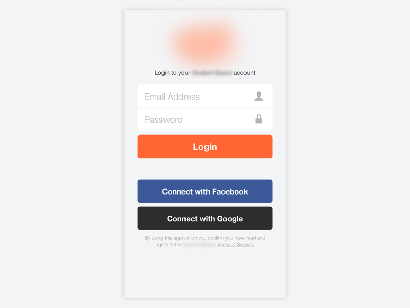 Login Form by Dan Blackman on Dribbble