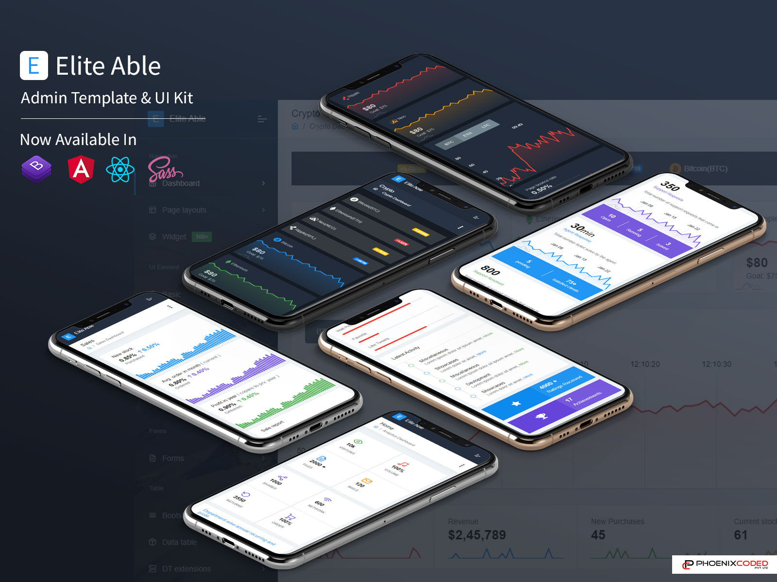 Elite Able Admin Template by Phoenixcoded on Dribbble