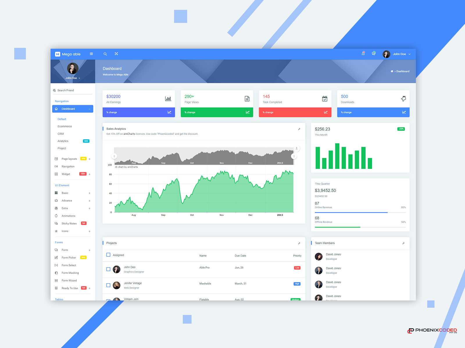 Dribbble - mega-able.jpg by Phoenixcoded