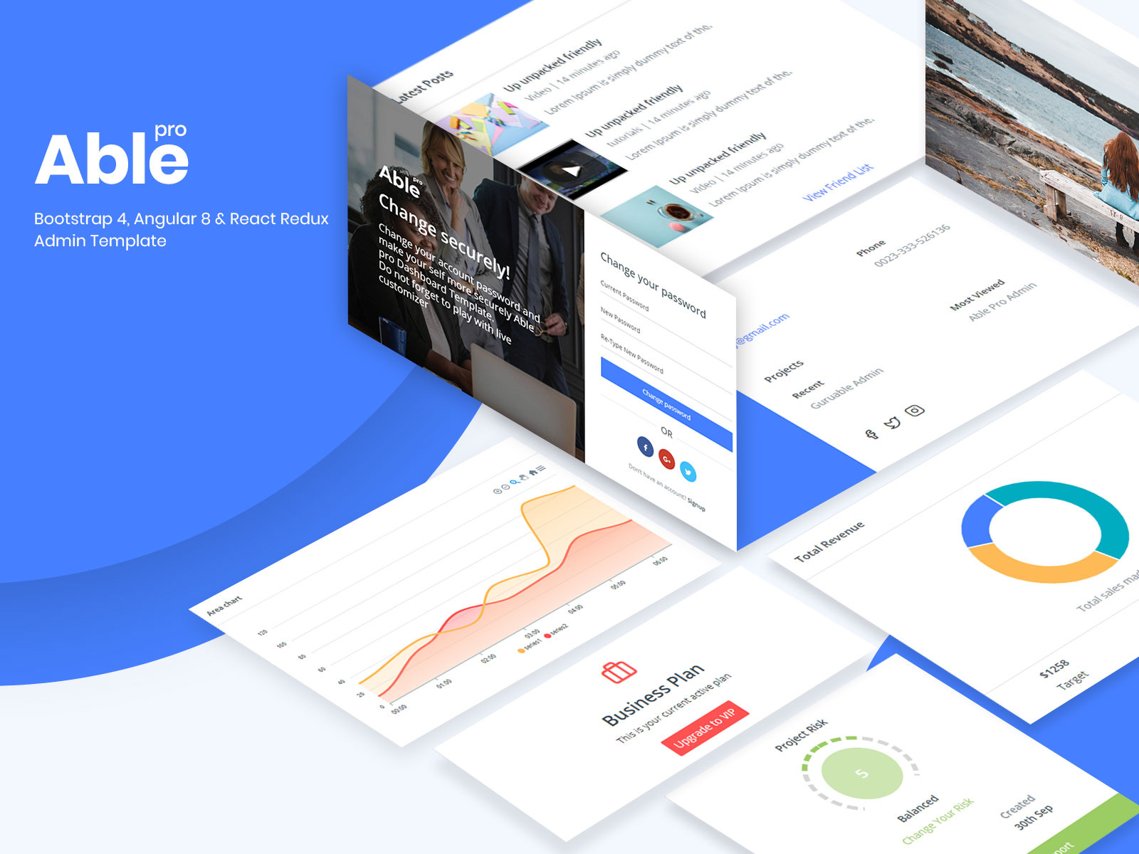 Able Pro Admin Template by Phoenixcoded on Dribbble