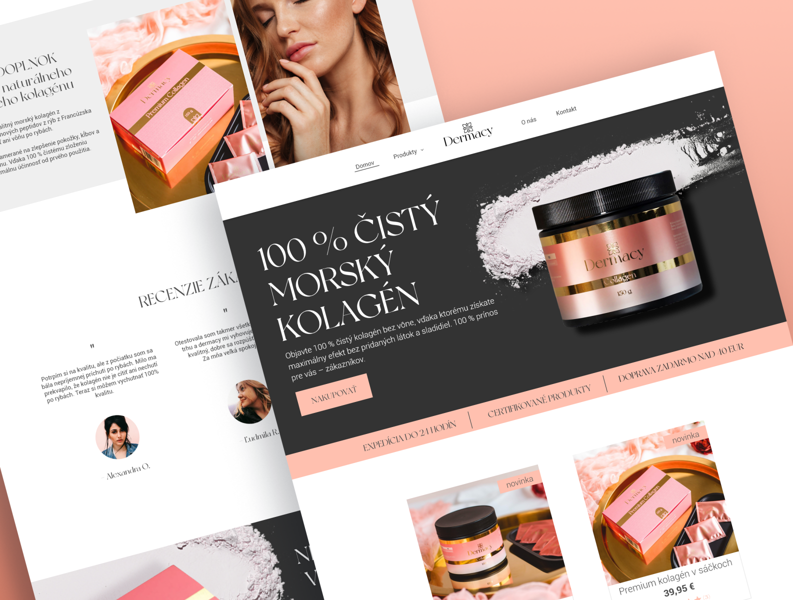 Dermacy UI design by Miriam Kovaľová on Dribbble