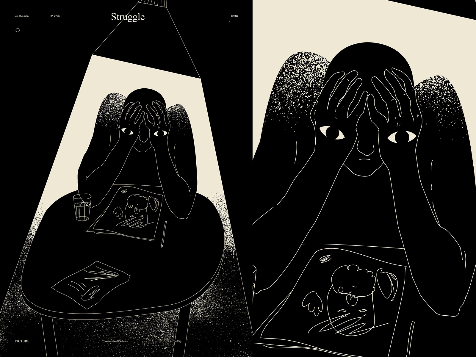 Creative stuggle by Rokas Aleliunas on Dribbble