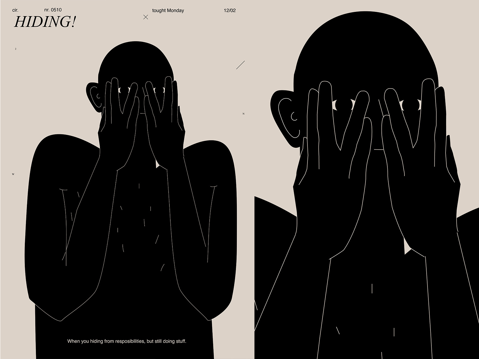 Hiding by Rokas Aleliunas on Dribbble