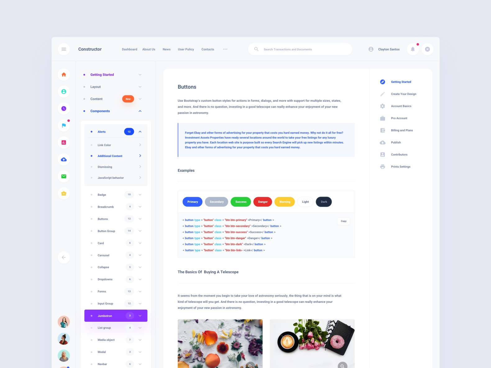 Knowledge Base Dashboard by Live Spline.one on Dribbble