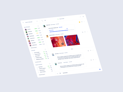 Chat Cards UI Kit by Live Spline.one on Dribbble