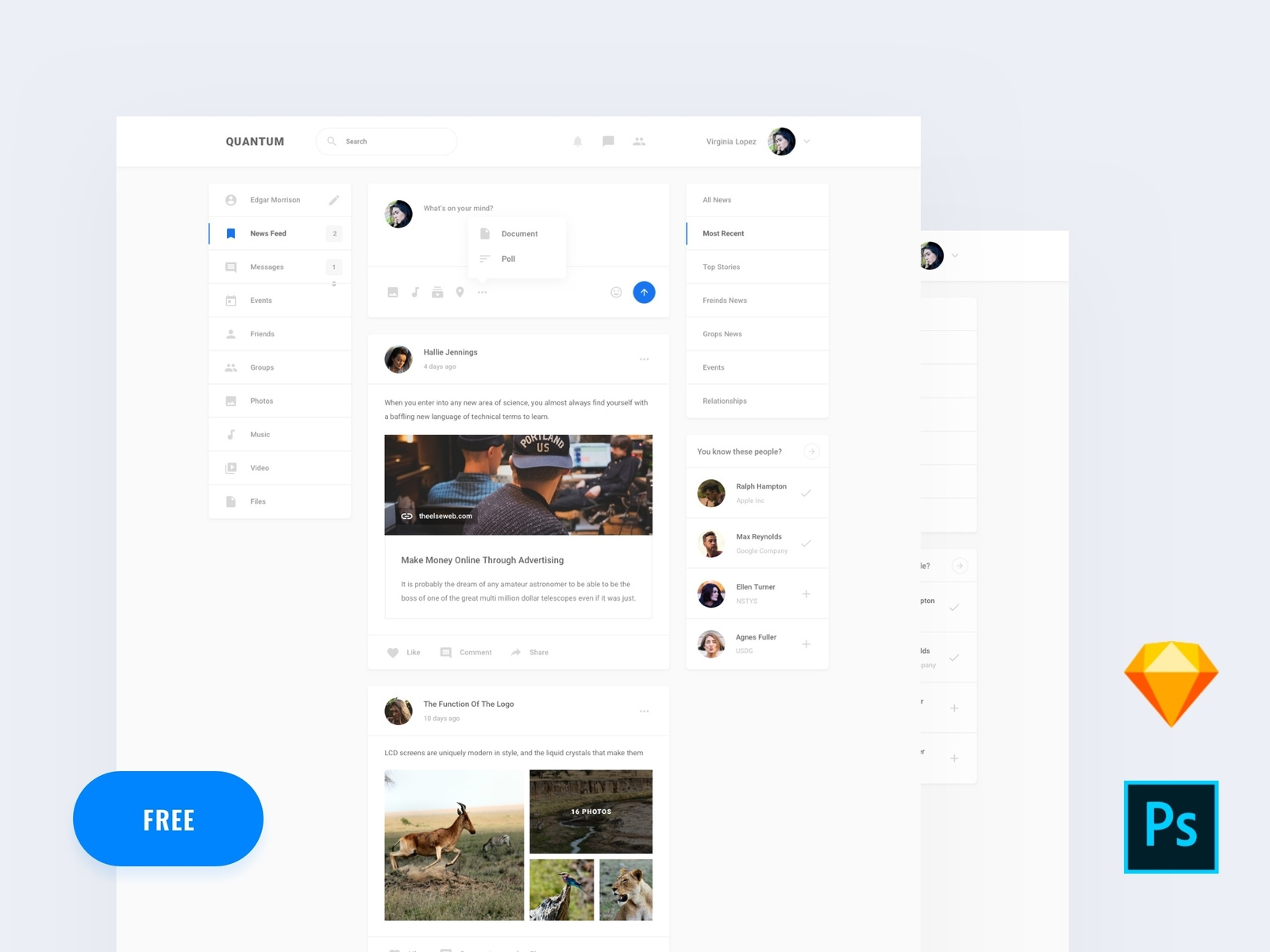 Social Web App by Live Spline.one on Dribbble