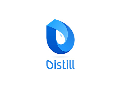 Distill logo by Roma Korolev (kaer logo) on Dribbble