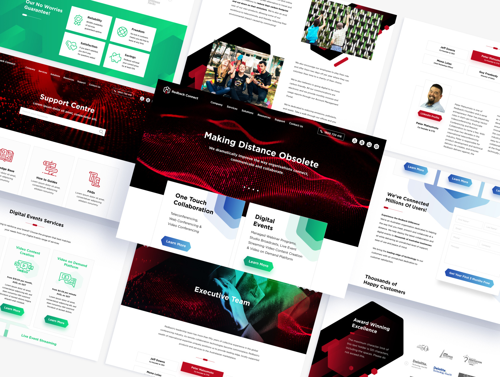 Redback Website by Victor Nguyen on Dribbble