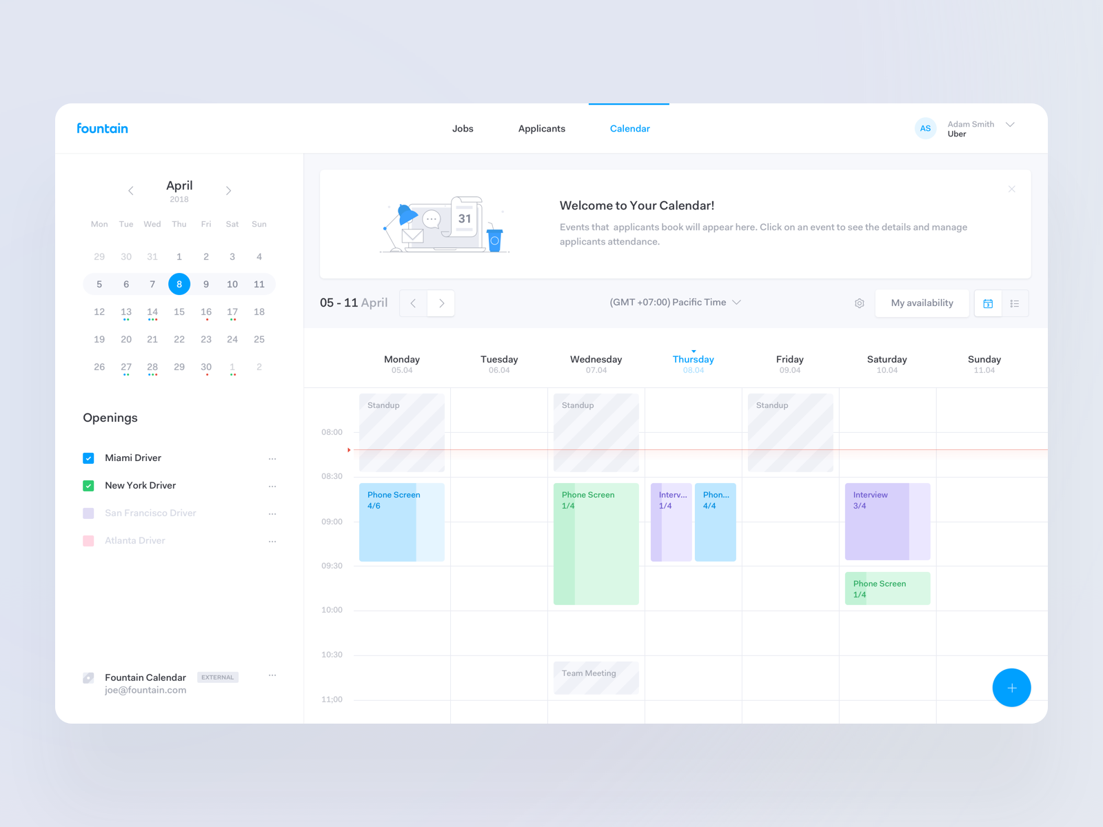 Calendar - Scheduling by Dux Nguyen | Dribbble