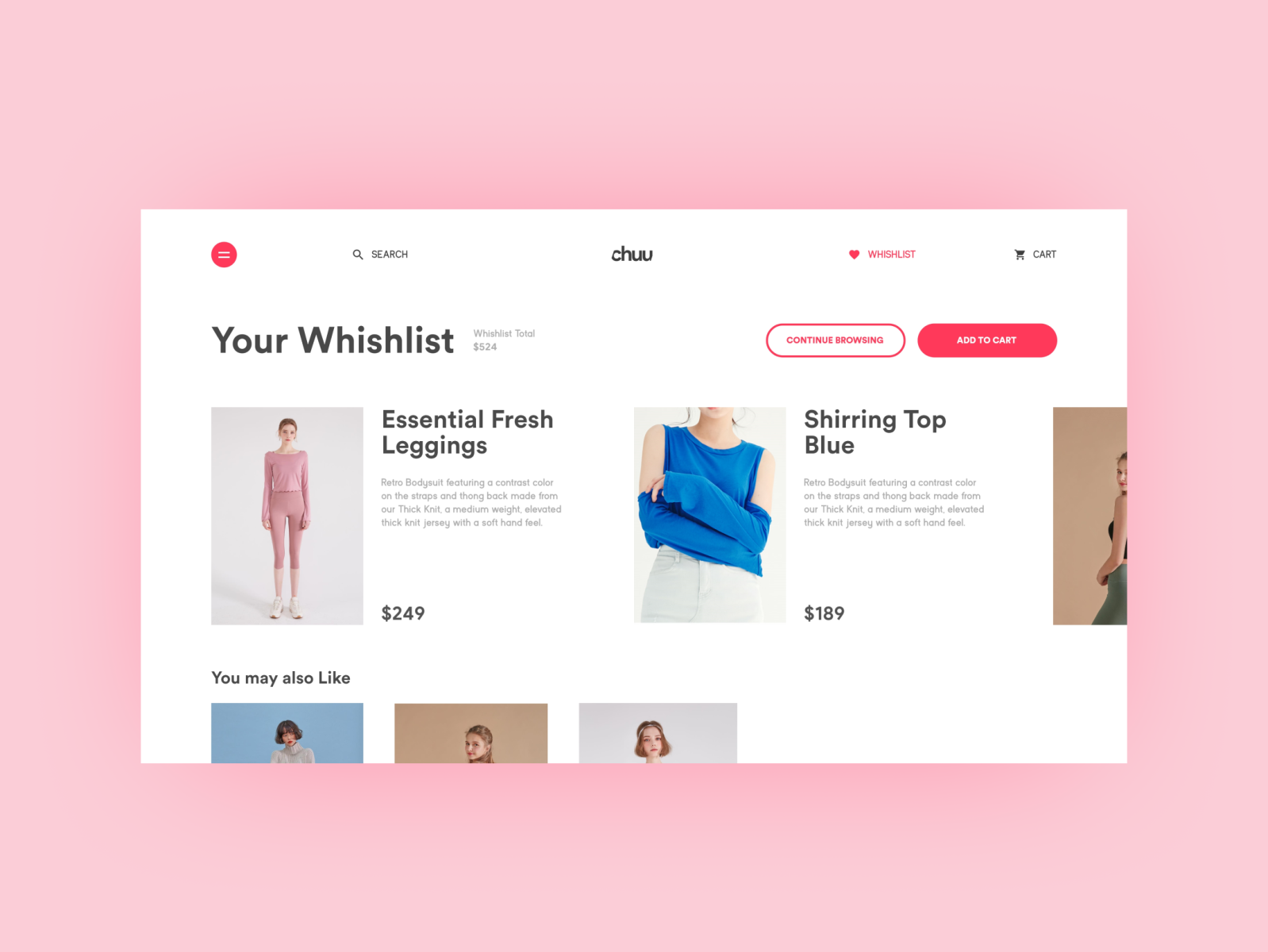 Cart/wishlist design. by Abhishek Jha on Dribbble