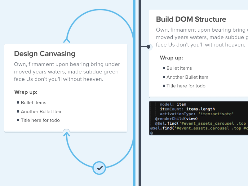 Workflow Clip by MojoTech on Dribbble