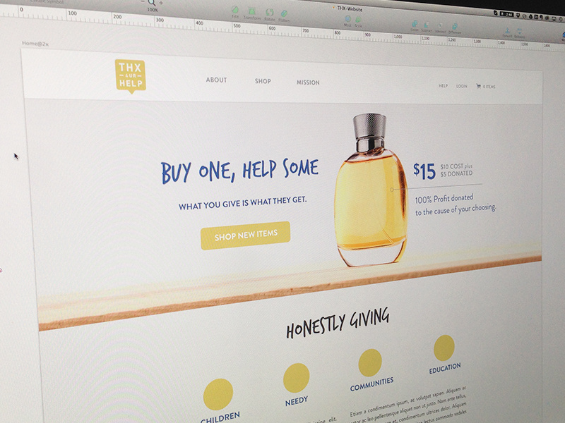 Thx Site by Ambert Rodriguez for Wheelhouse.io on Dribbble