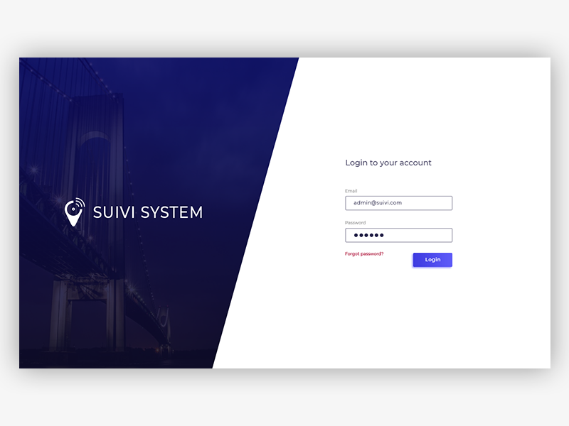 Log In Screen for Web Application by Komal Parpattay on Dribbble