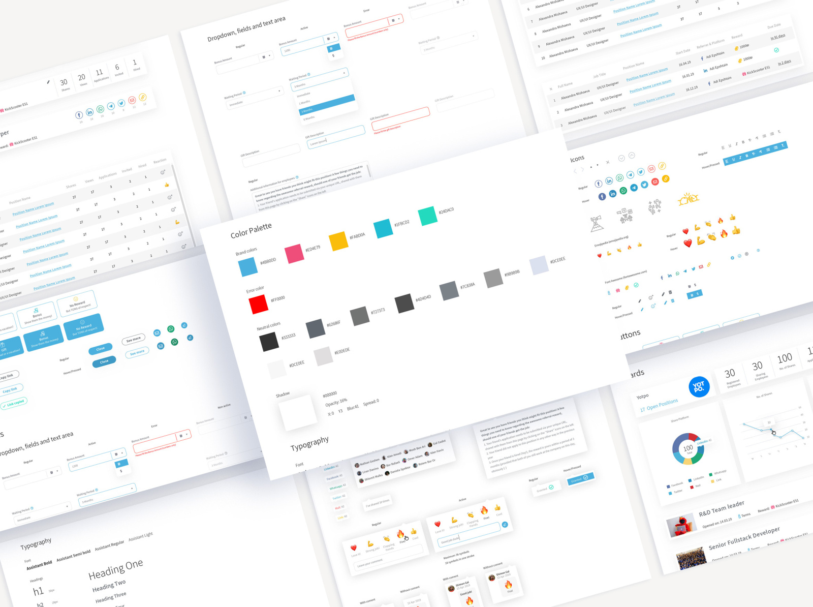 Style Guide Elements by Alexandra Mishaeva on Dribbble
