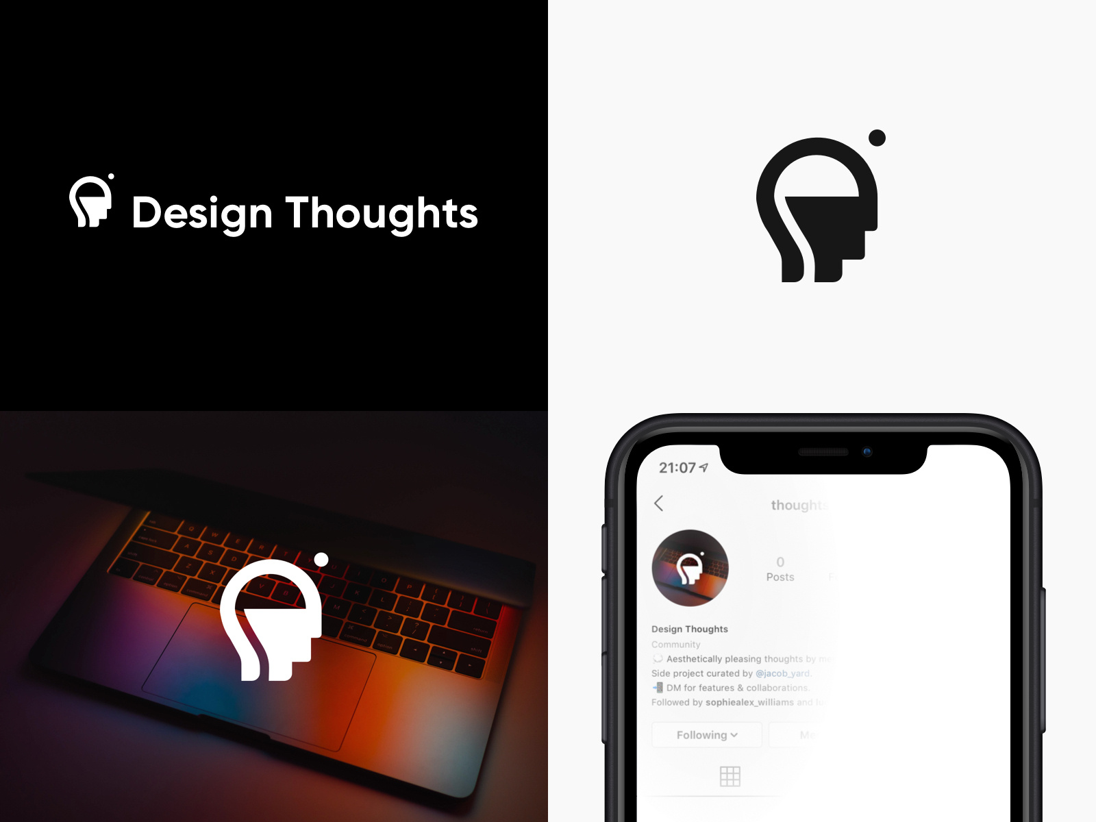 Design Thoughts Branding Project by Jake Yard on Dribbble