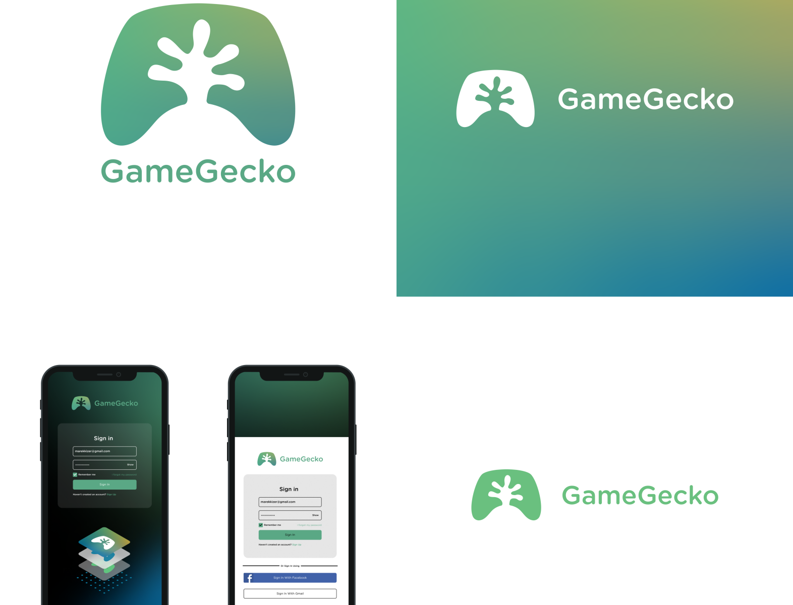 GameGecko Branding Exploration by John the Baptist on Dribbble