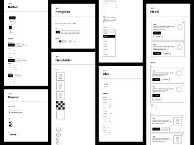 ️ Helio - Wireframe UI kit by Emilie CRƧƧRD on Dribbble