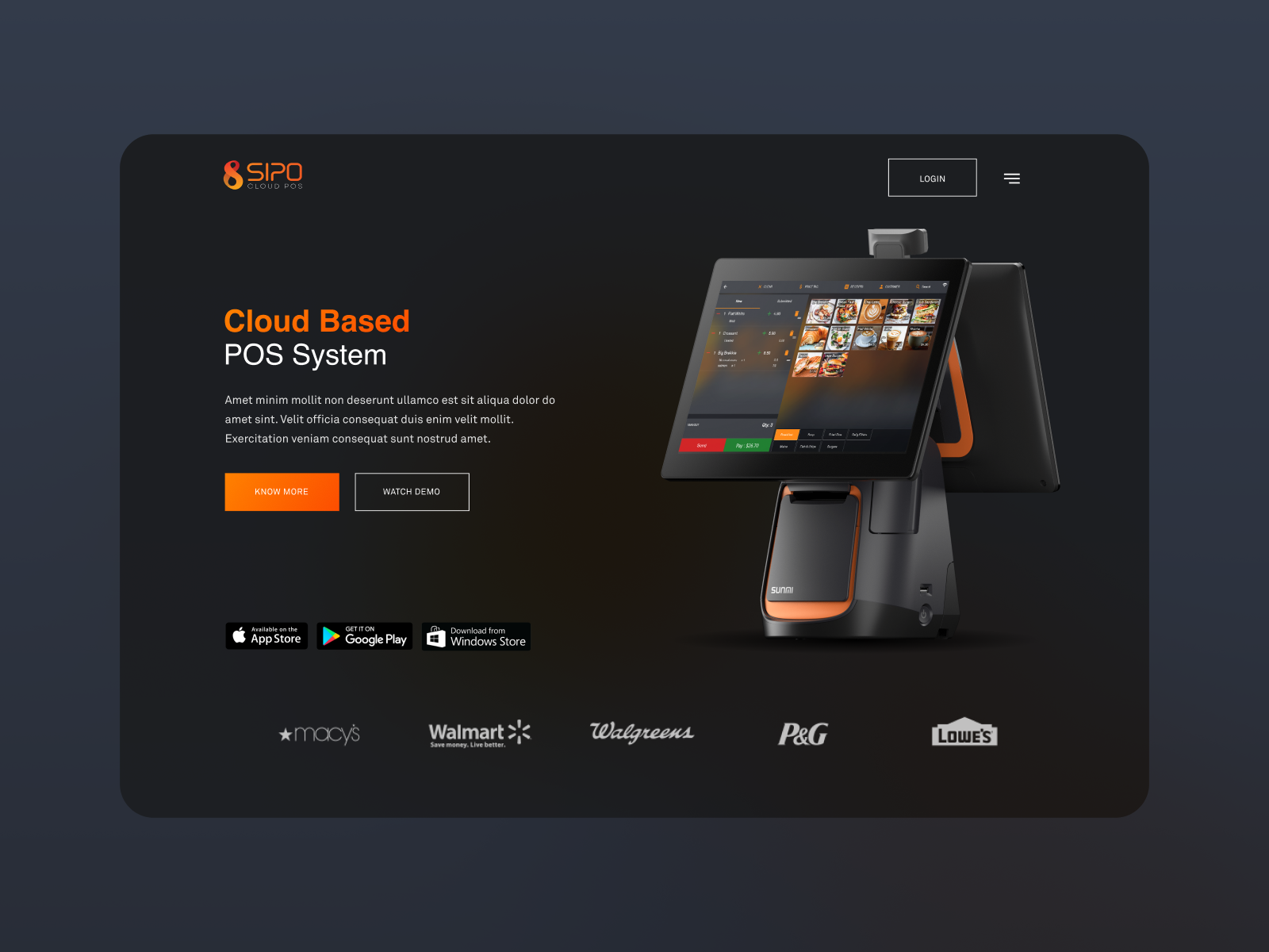 SIPO CLOUD POS UI by salman abu on Dribbble