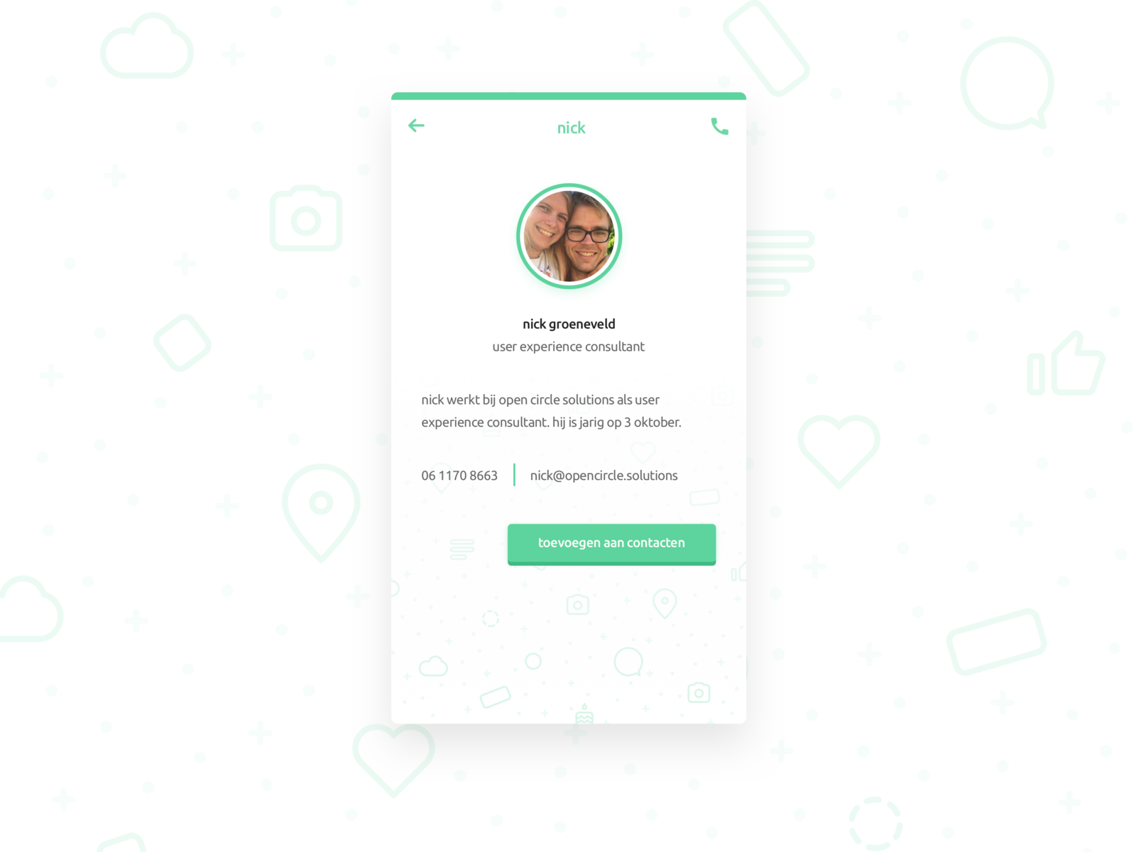 Innercircle Profile UI by Nick Groeneveld on Dribbble