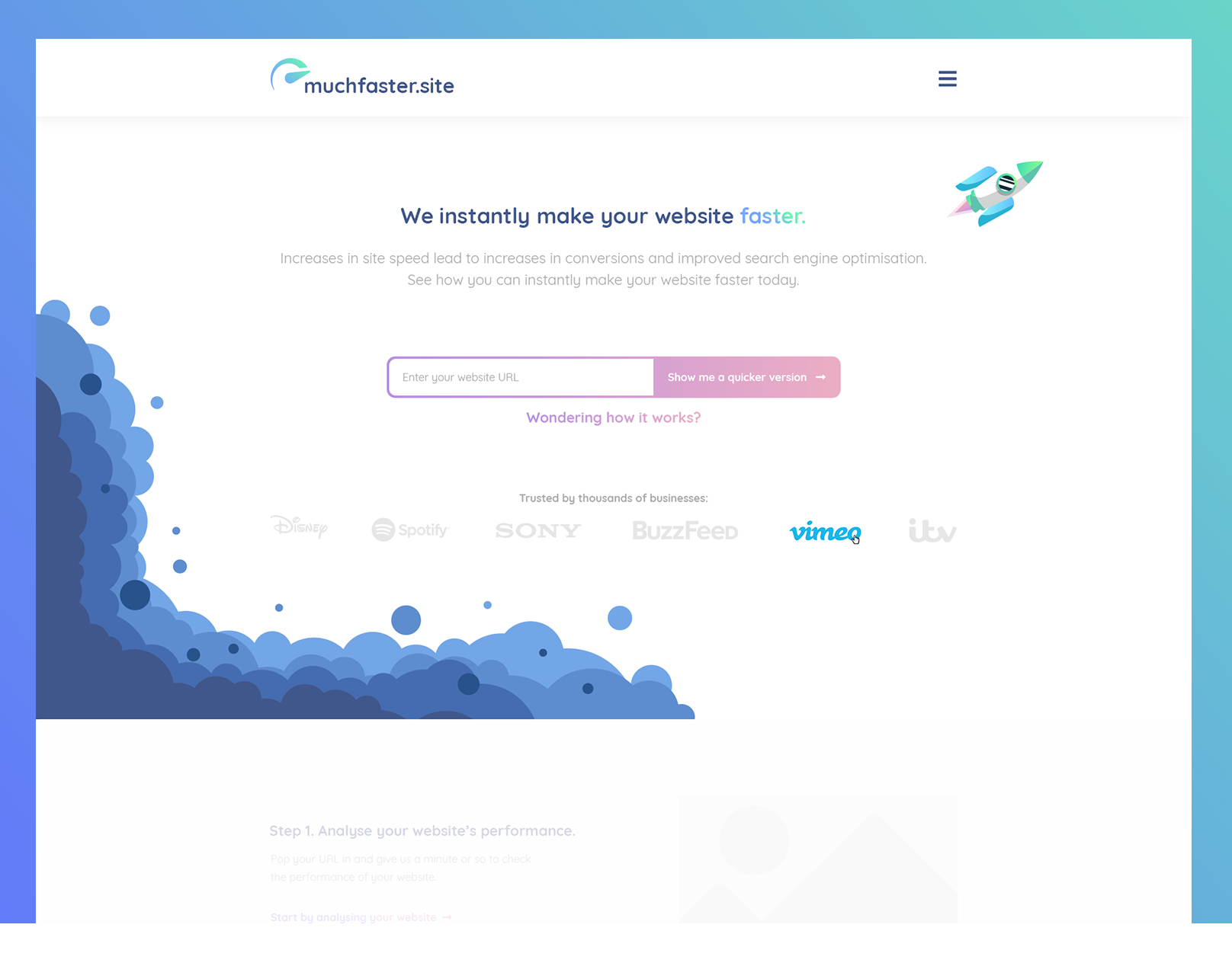 Much Faster: UI Design by Michael Warren on Dribbble