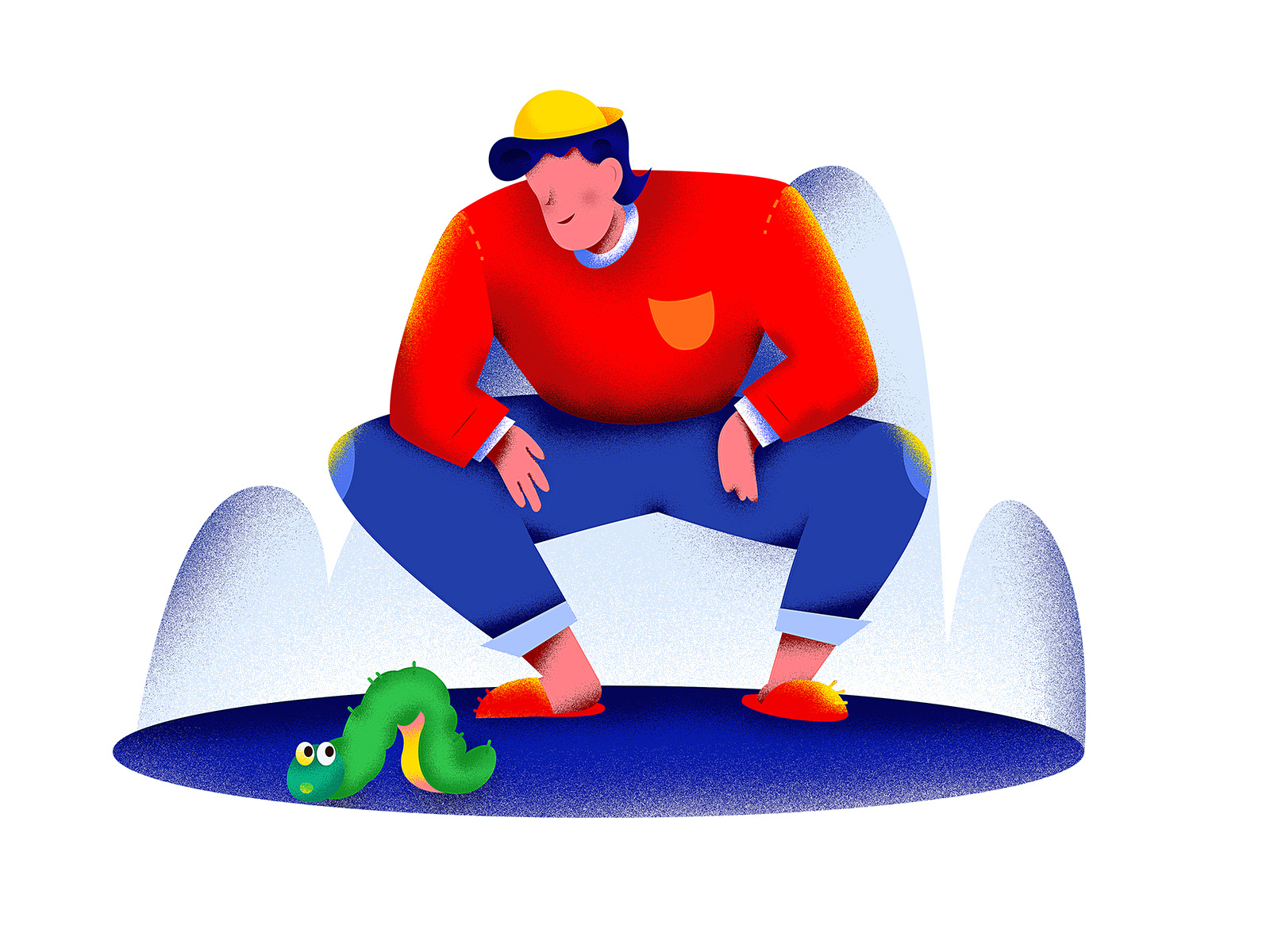 Childlike person by YellowHouse-studio on Dribbble