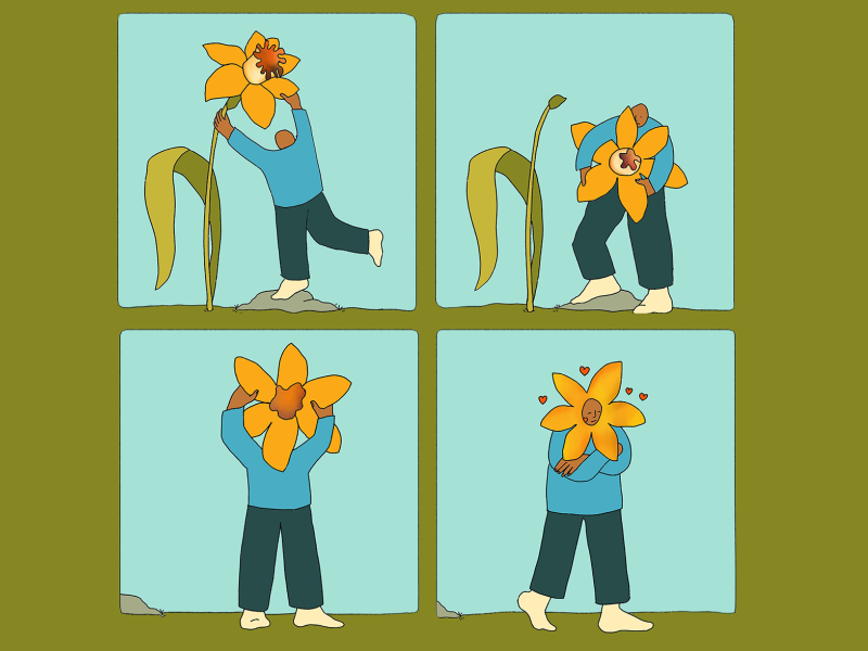 Flower Person Evolution by Leah Schmidt on Dribbble