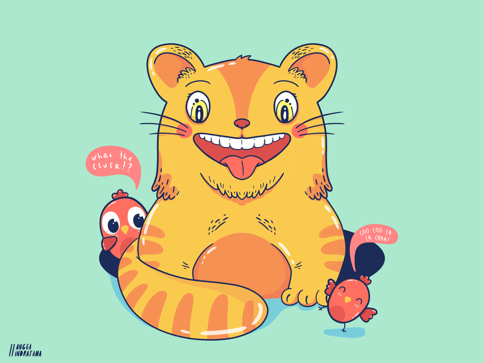 Catto & Clucko by Angga Indratama on Dribbble
