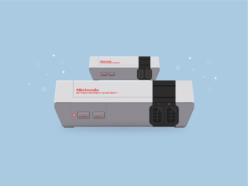 Nintendo NES by Cynthia Vanoirbeek on Dribbble