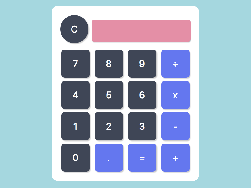 calculator by Sara Harless on Dribbble