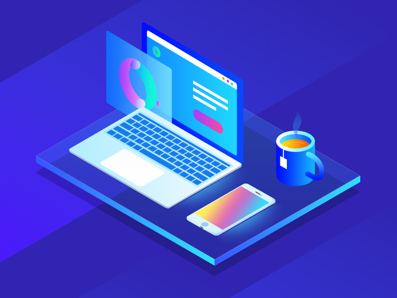 PS Computer by Nina on Dribbble