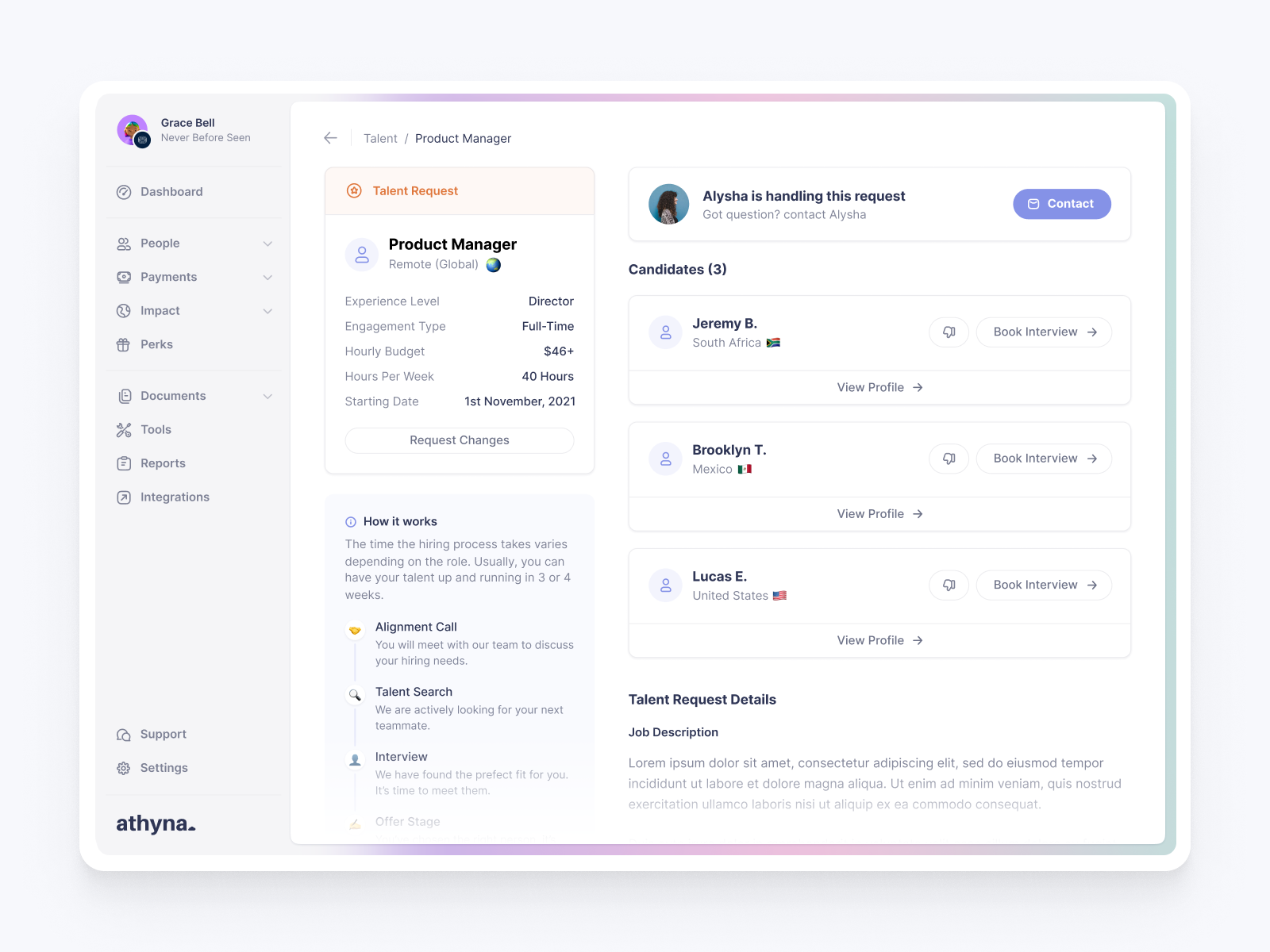 Talent Profile by Jeremy Blaze for Never Before Seen on Dribbble
