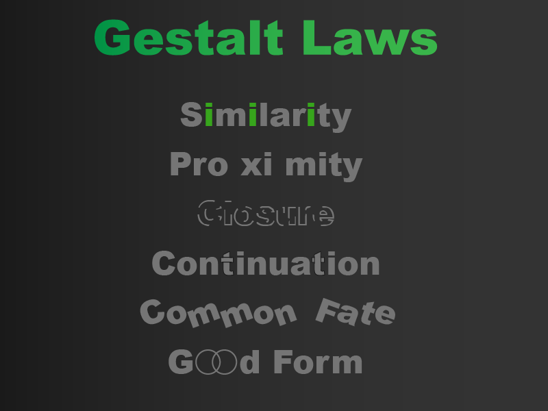 Gestalt Laws Poster by Tanmay Songade on Dribbble