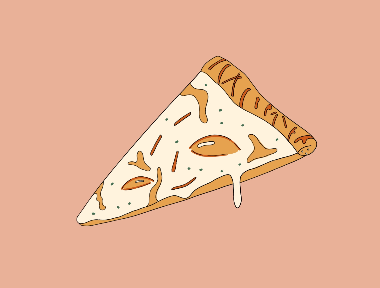 Cheese Pizza by Ilona Panych on Dribbble