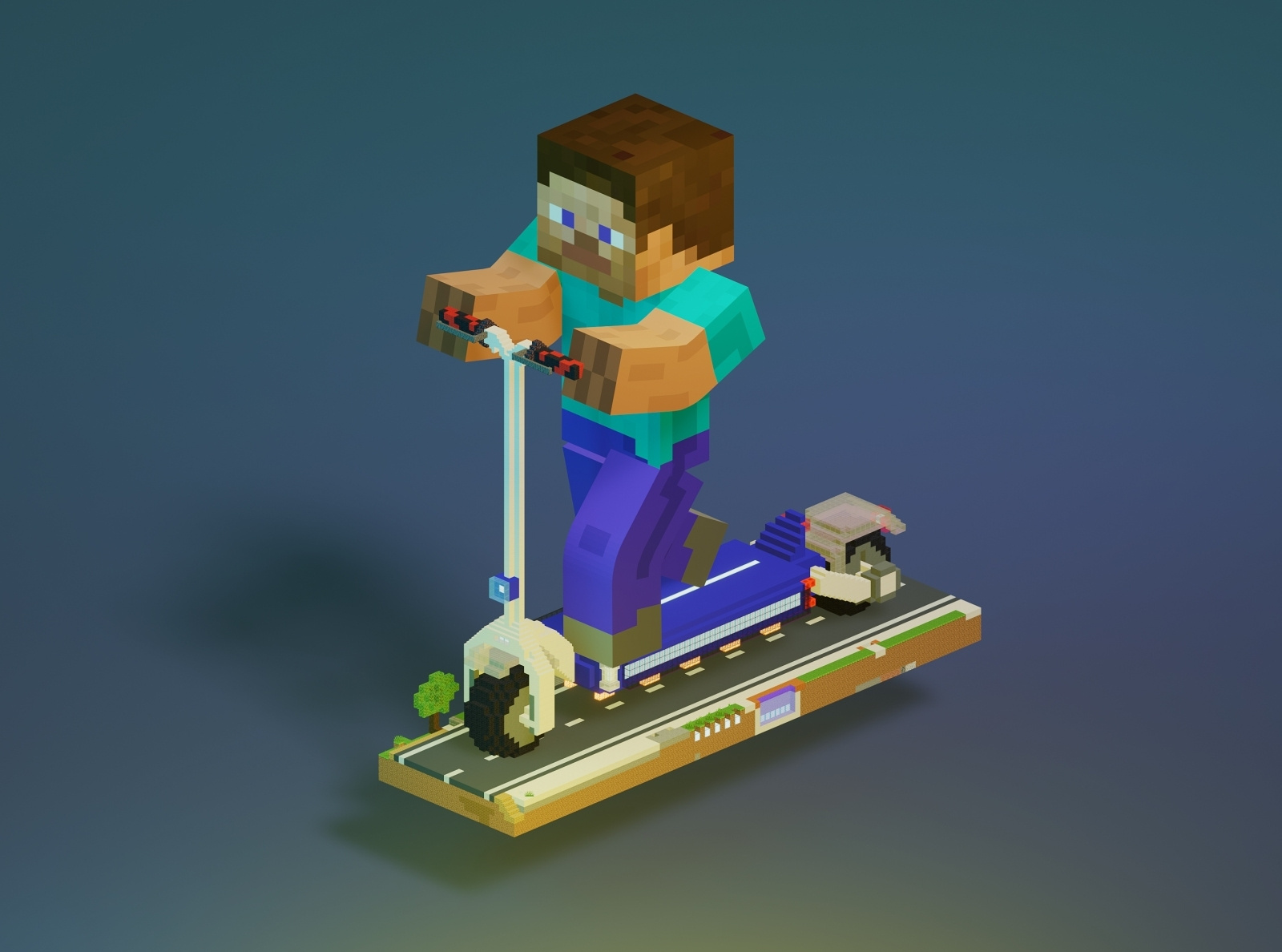 Minecraft eScooter by Nuforms Design on Dribbble