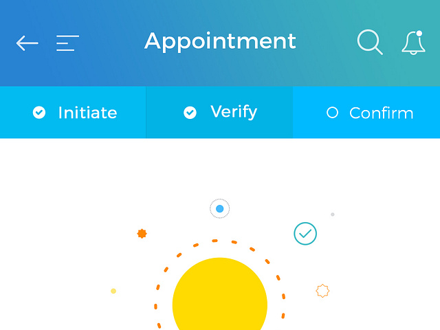 Appointment Confirmation Screen by Md. Shahadat Hussain on Dribbble