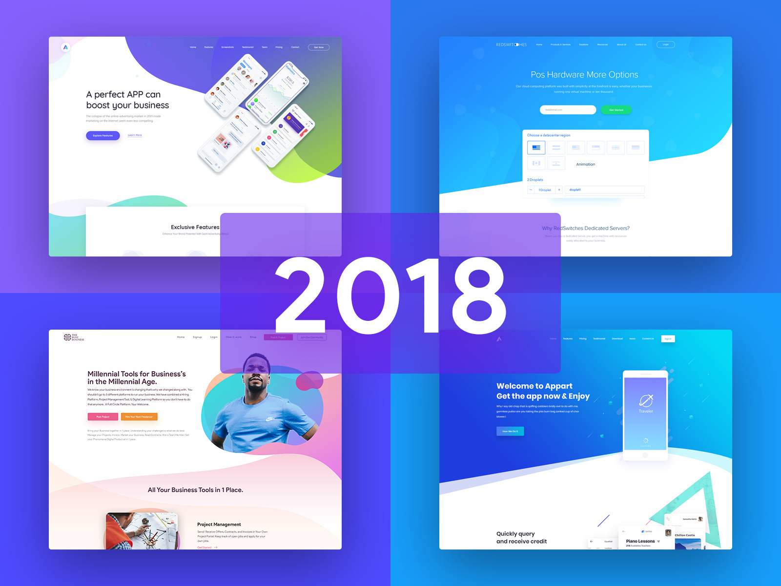 Summary of 2018 by Md. Shahadat Hussain on Dribbble