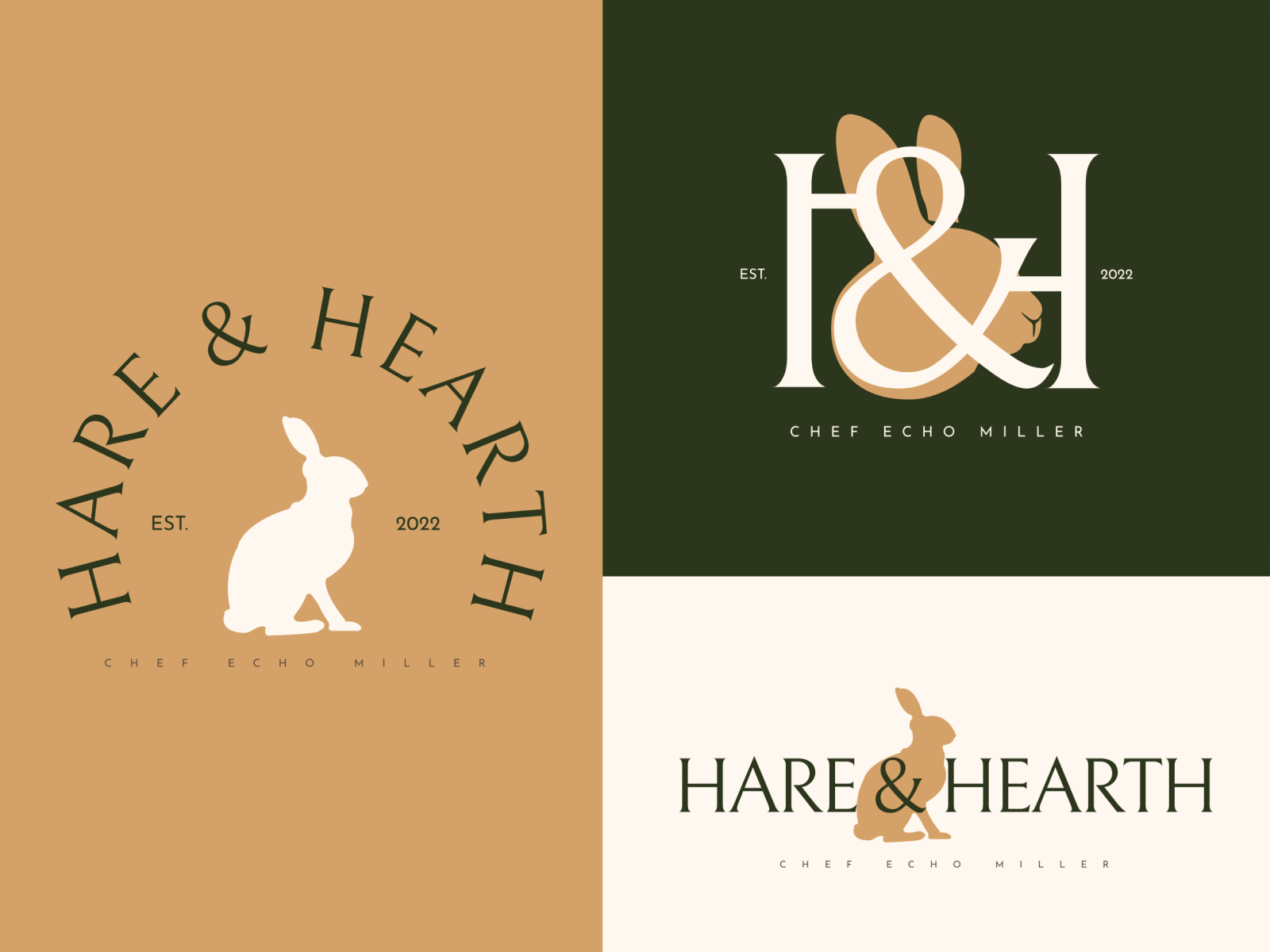 Hare & Hearth - Visual Identity & Guidelines by Luis Hermosilla on Dribbble