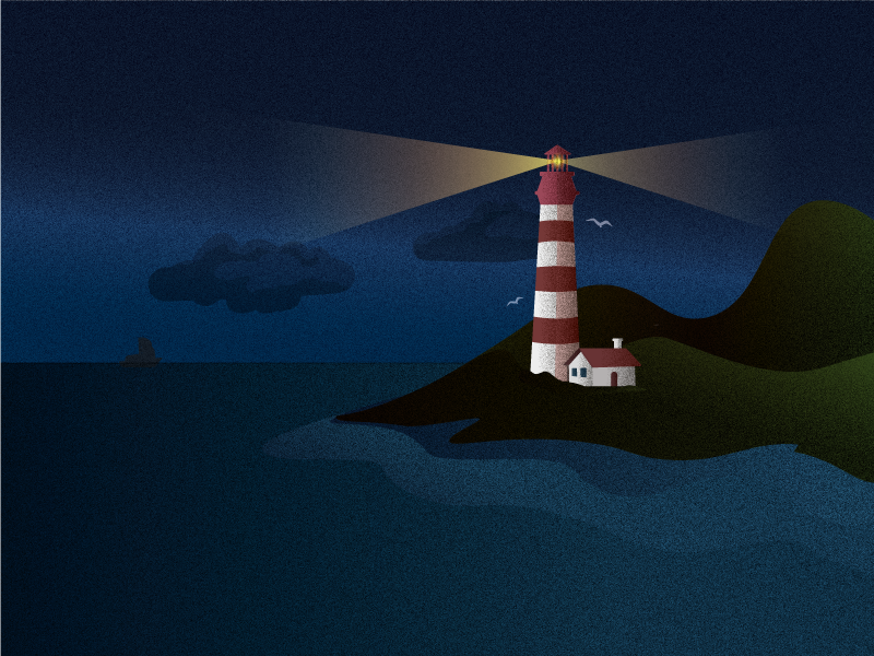 Lighthouse by Julia Shtefan on Dribbble
