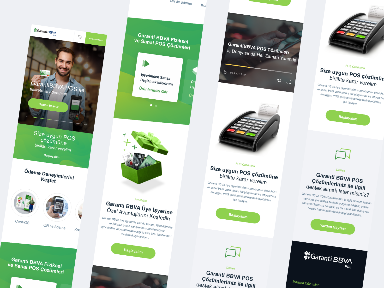 GarantiBBVA Pos Responsive Web Design #1 by Tayfun Demir on Dribbble