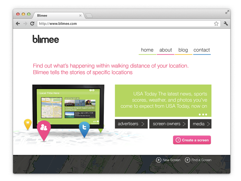 Blimee Website by Marius on Dribbble