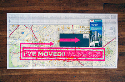 Moving Announcement by Cristina Pandol on Dribbble