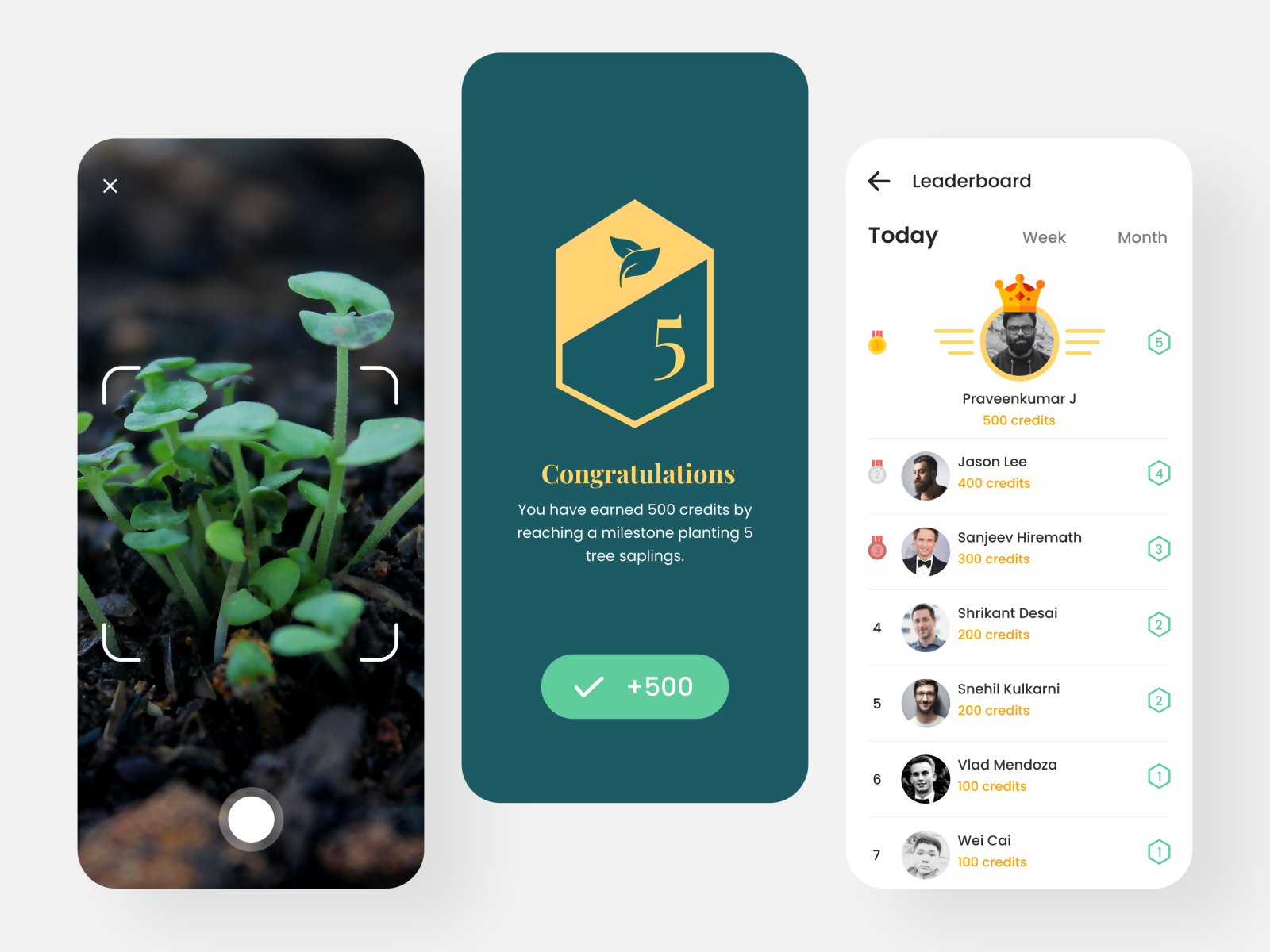 Plant a Tree App by Praveenkumar Jogannavar on Dribbble