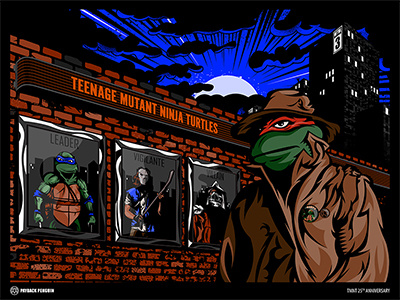 Paybackpenguin TMNT Movie poster by Payback Penguin on Dribbble