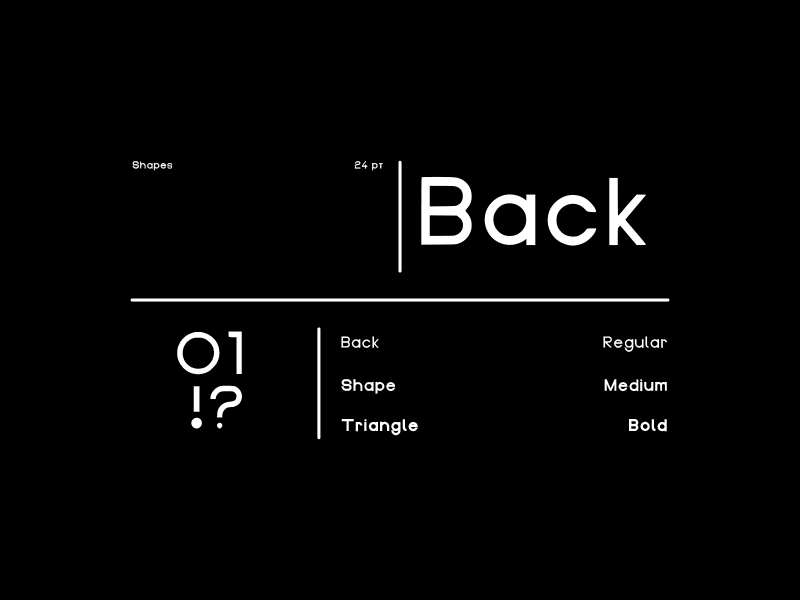 Shapes Typeface | Free Font by Irem Kotan on Dribbble