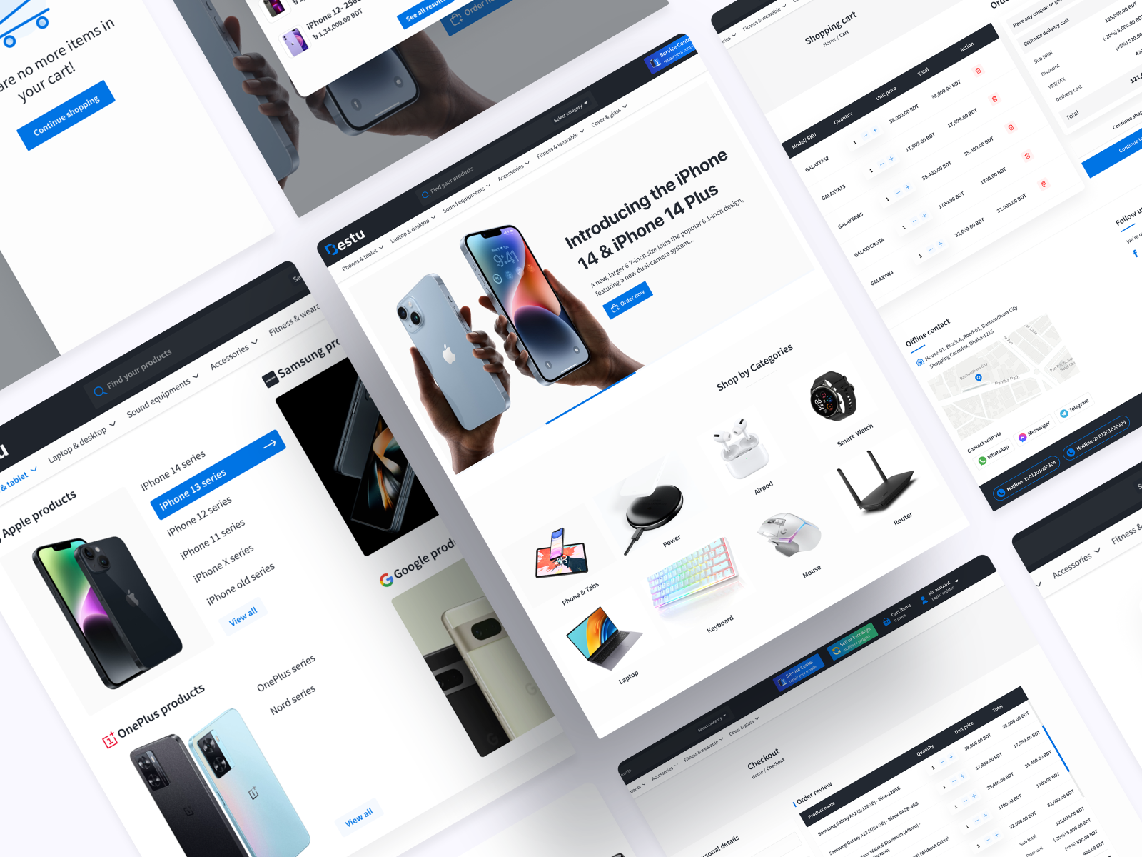 Electronics E-commerce Website Template by Jahedul Islam on Dribbble