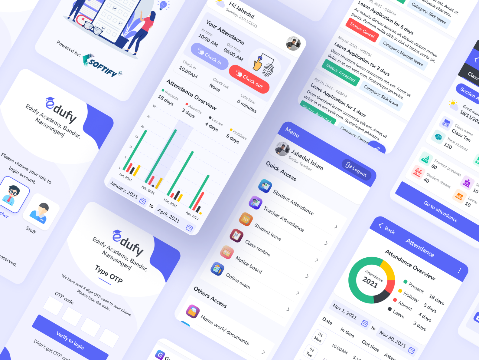 School Management Software Teacher App by Jahedul Islam on Dribbble
