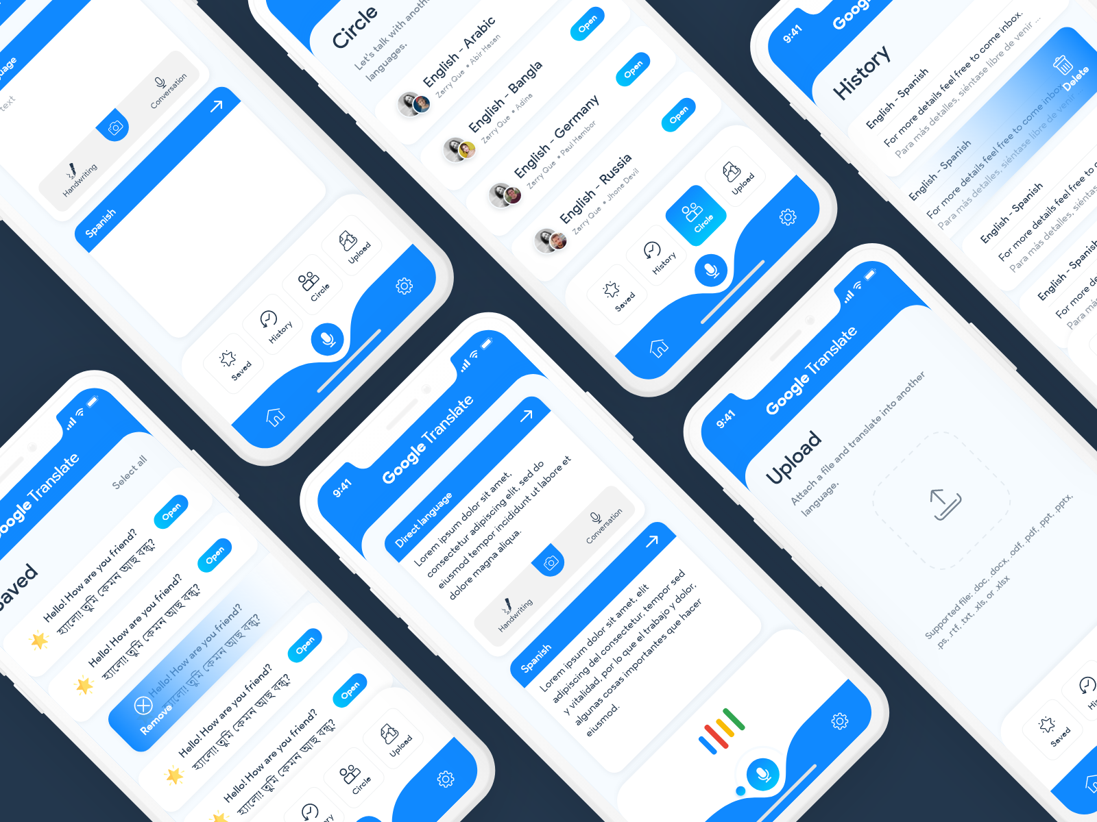 Google Translate Redesign Concept by Jahedul Islam on Dribbble