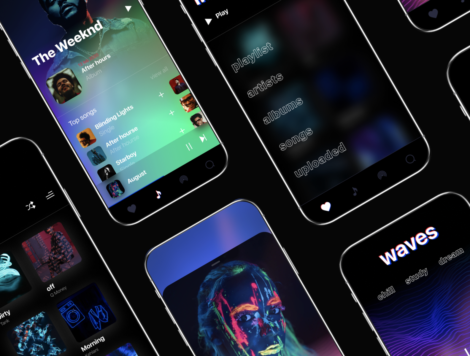Wave - Music app by Andrew Osipkov on Dribbble
