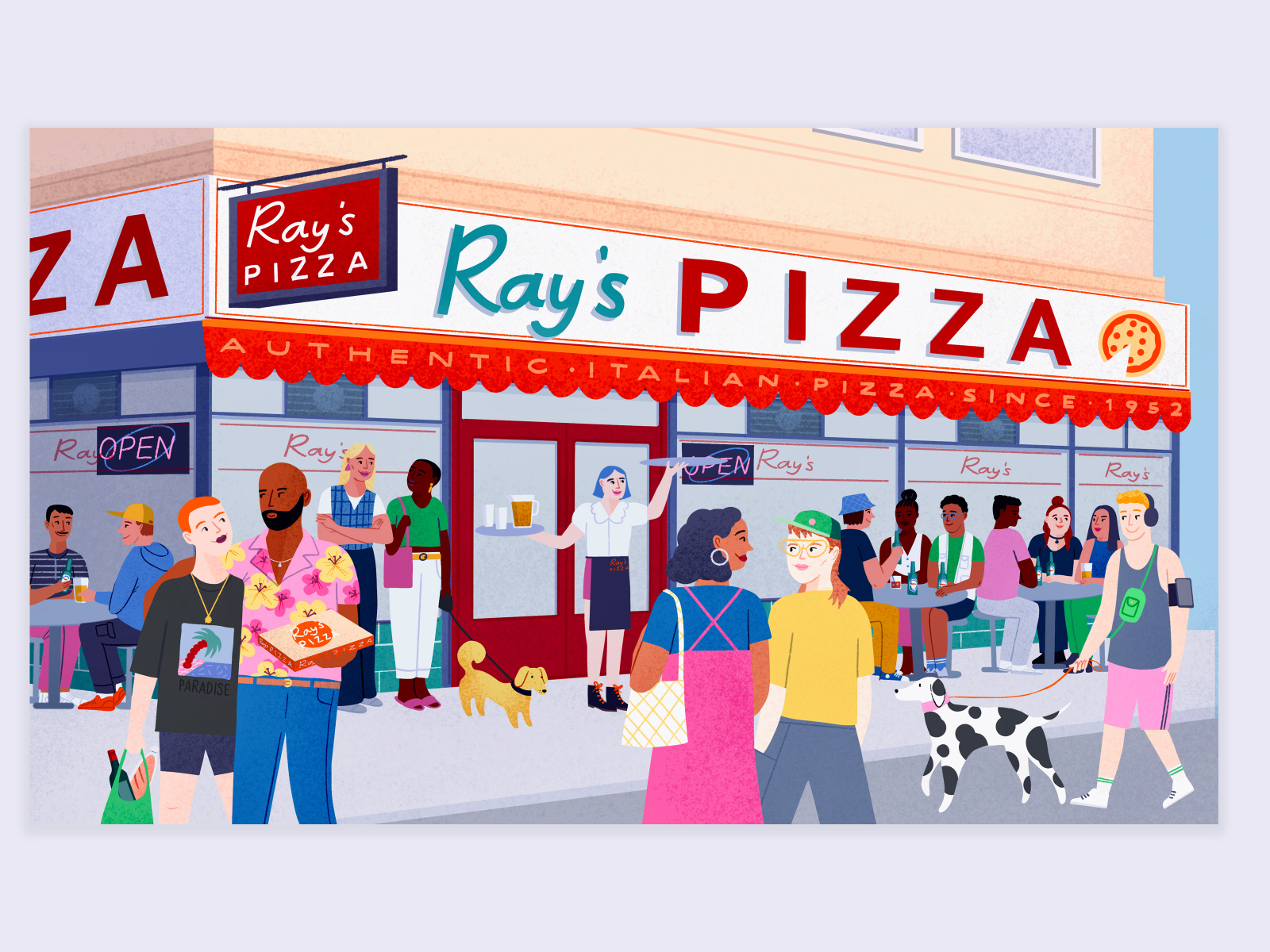 Ray's Pizza by Bett Norris on Dribbble